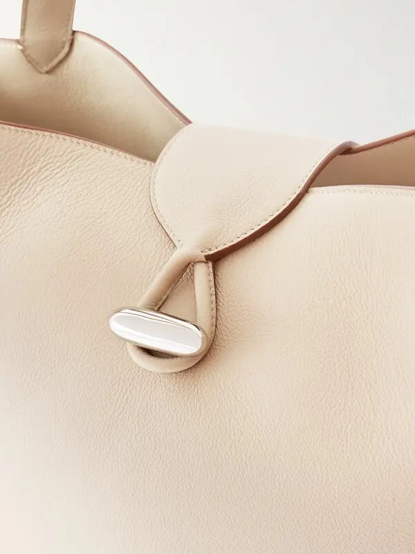 Savette The Anello Leather Tote - Neutrals