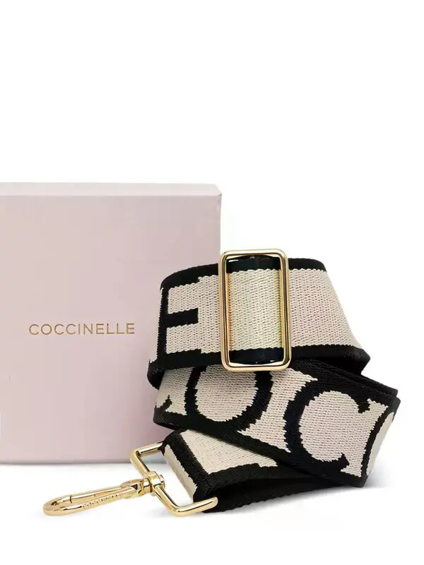 COCCINELLE Logo Buckle Shoulder Strap