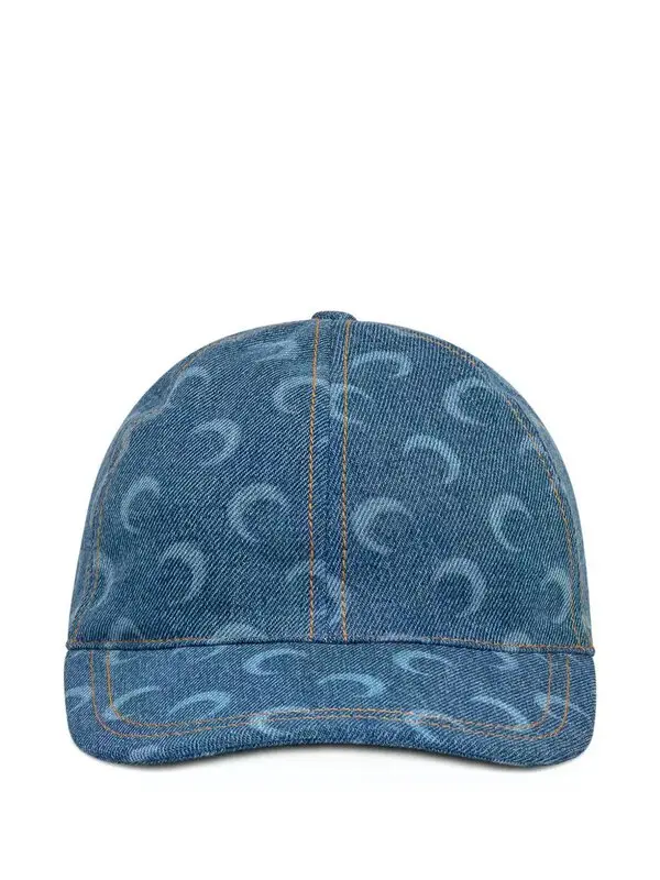 MARINE SERRE Moon Baseball Cap - Blue