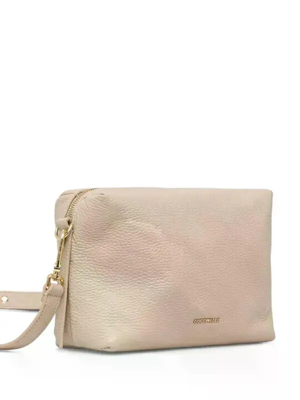 COCCINELLE Nory Leather Crossbody Bag - Neutrals