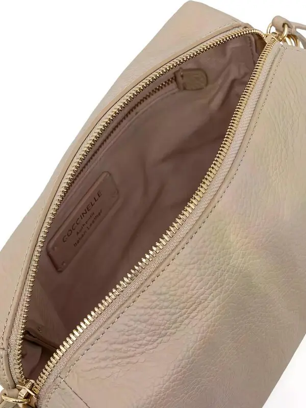 COCCINELLE Nory Leather Crossbody Bag - Neutrals