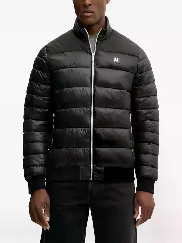 Karl Lagerfeld Quilted Zip-up Jacket