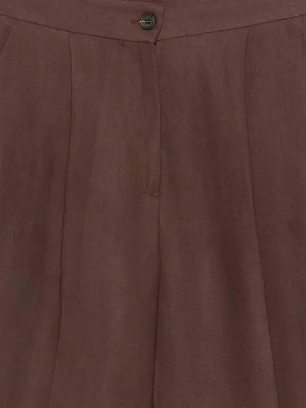 Antonelli Firenze Pleated Turn-up Cuffs Shorts