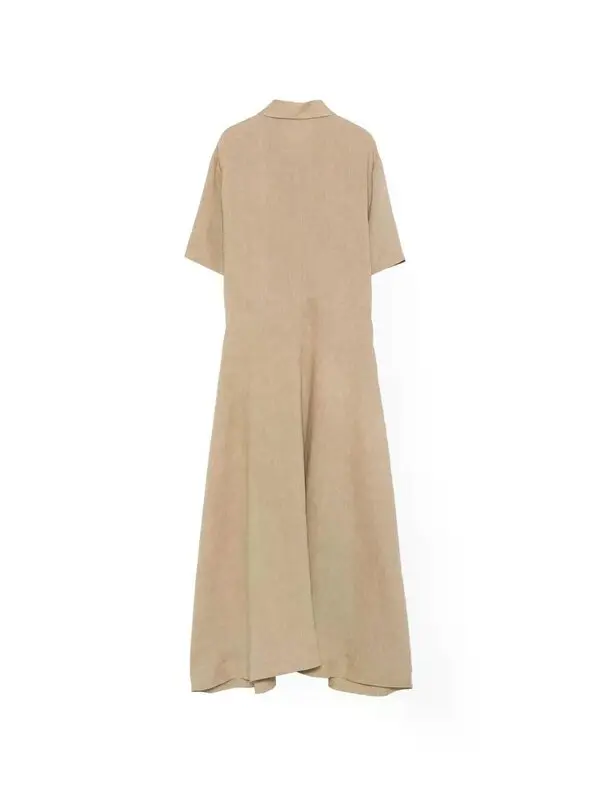 Antonelli Firenze Buttoned Midi Dress - Brown