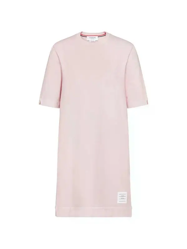 Thom Browne Overdyed 4-bar Jersey T-shirt Dress