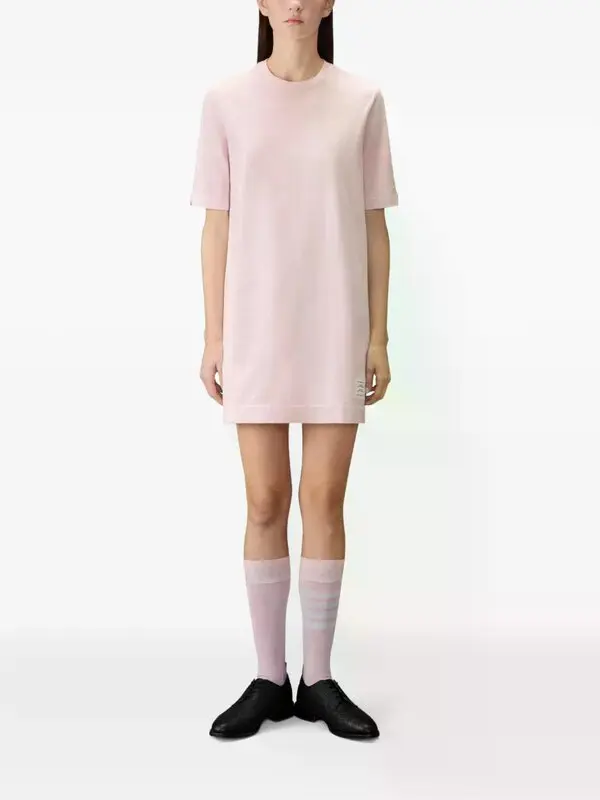 Thom Browne Overdyed 4-bar Jersey T-shirt Dress