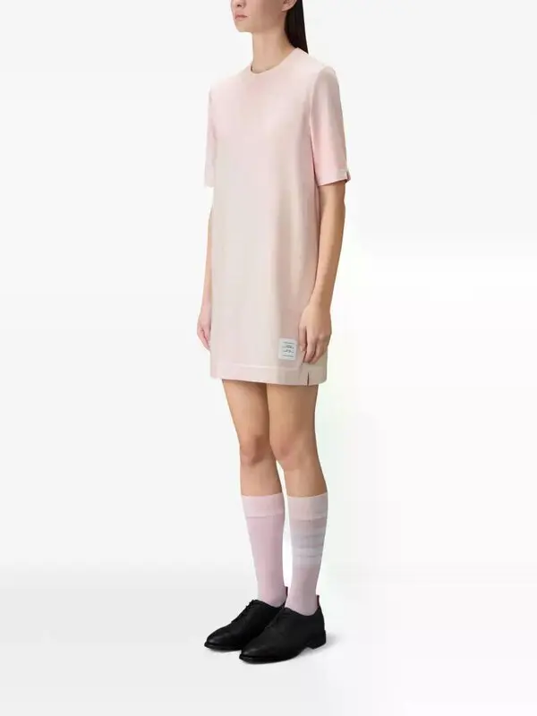 Thom Browne Overdyed 4-bar Jersey T-shirt Dress