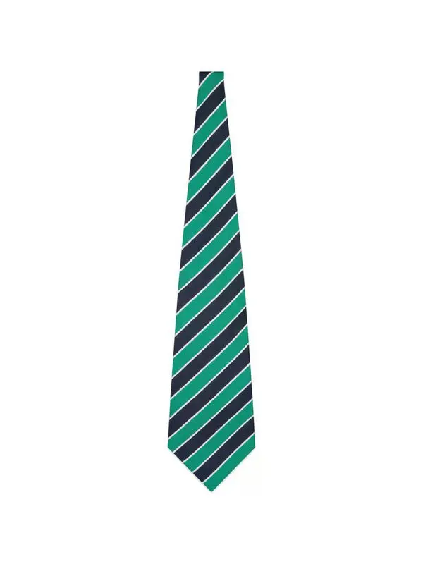Thom Browne Mogador Striped Neck Tie - Blue