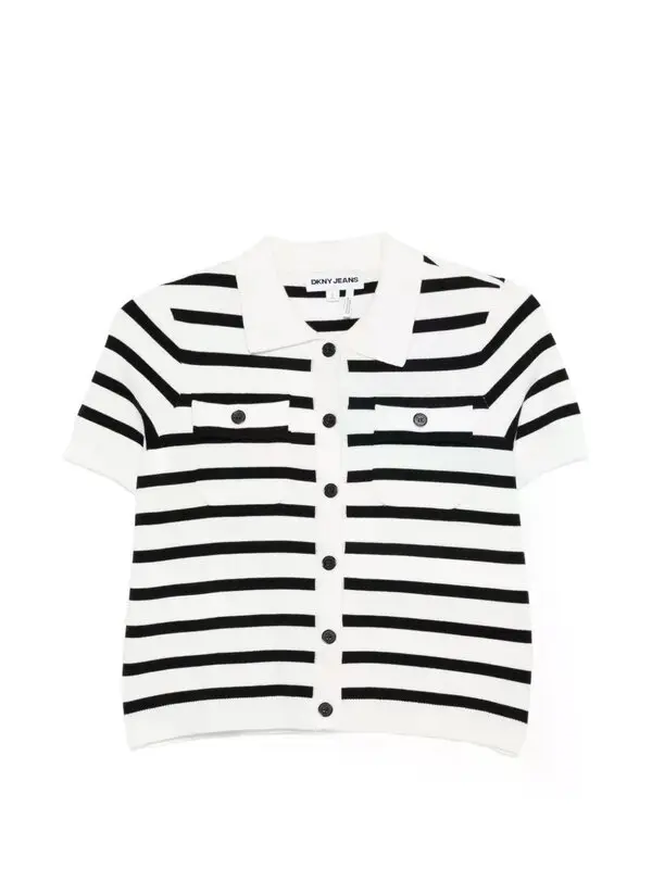 Dkny Striped Shirt With Pockets