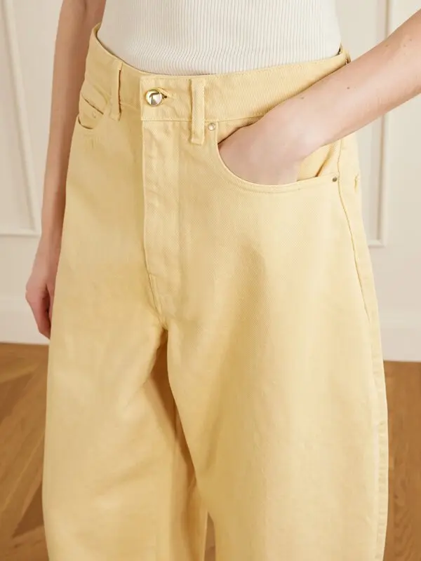 Ossou Mid-rise Wide-leg Jeans
