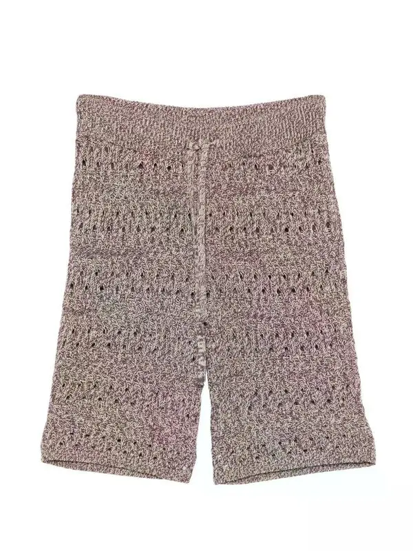 ROBERTO COLLINA Open-knit Drawstring Shorts