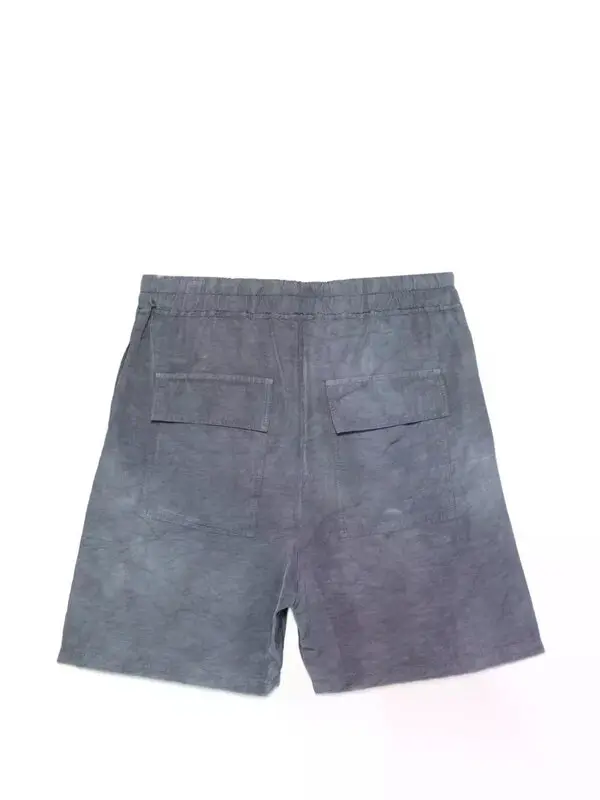 ROBERTO COLLINA Drawstring Pocketed Shorts - Blue