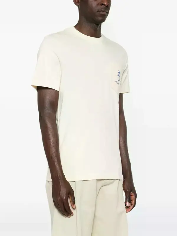 Moncler Pocket Graphic T-shirt - Yellow