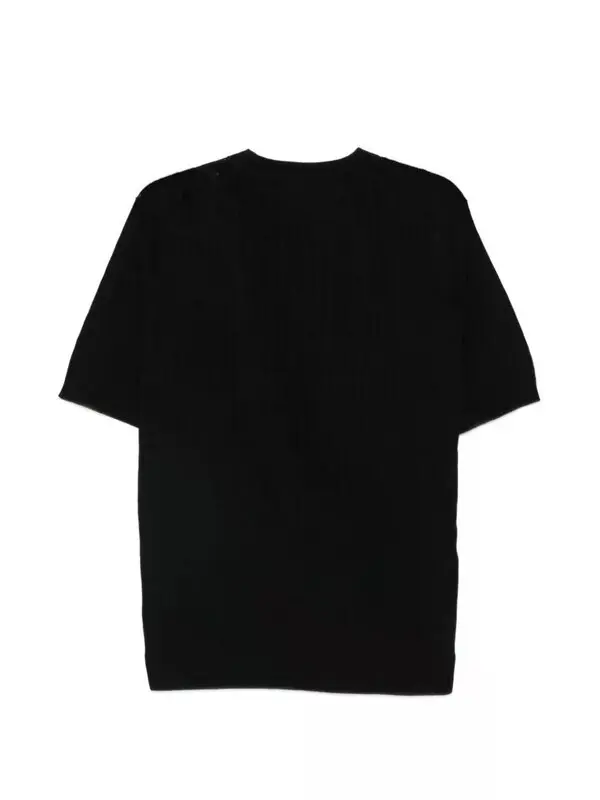 KANGRA Crew-neck Cable-knit T-shirt