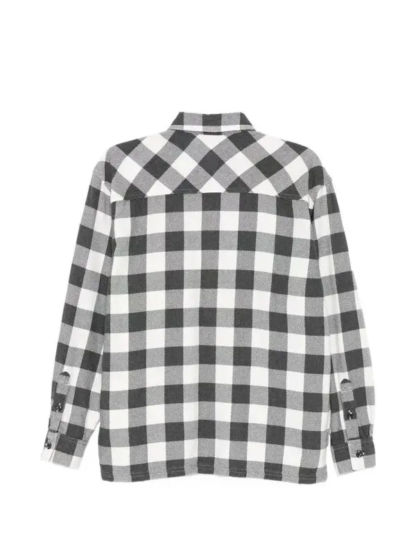 NEIGHBORHOOD Garment Dyed Check Shirt - White