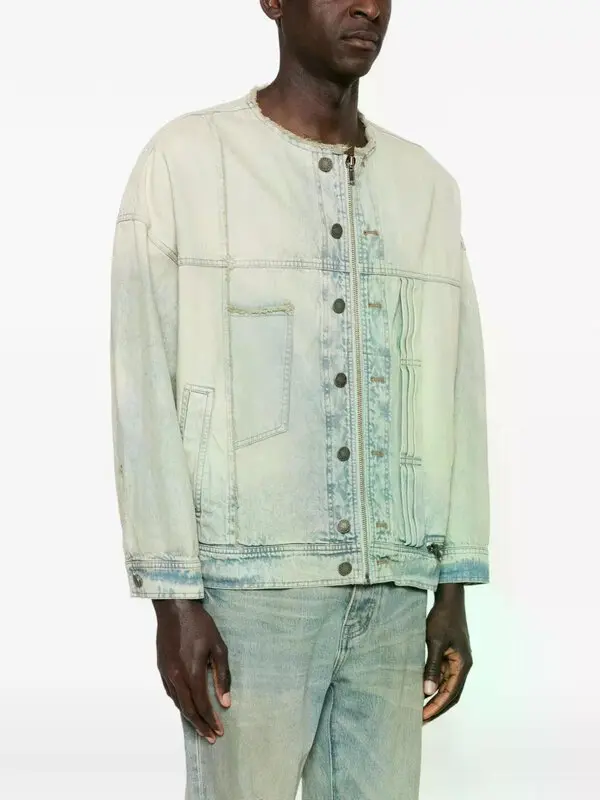 Isabel Benenato Frayed-hem Jacket