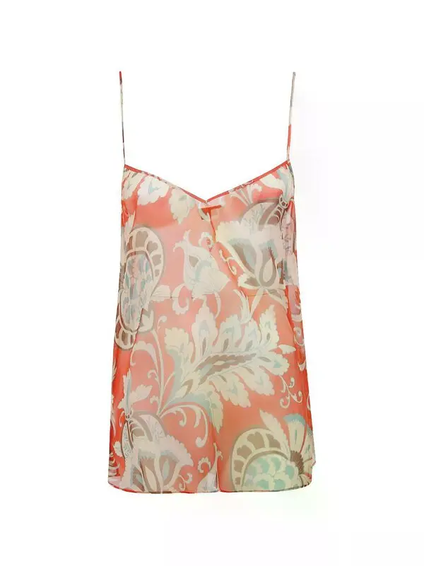 Etro Floral Print Top