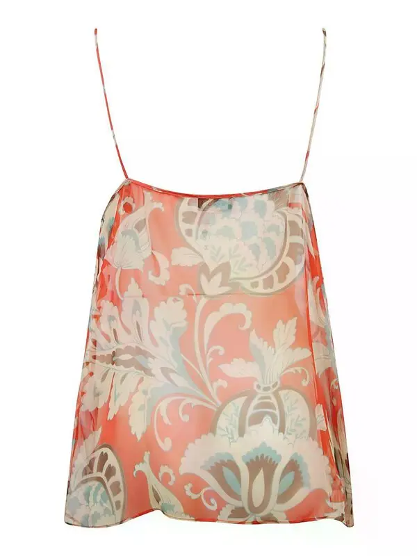 Etro Floral Print Top