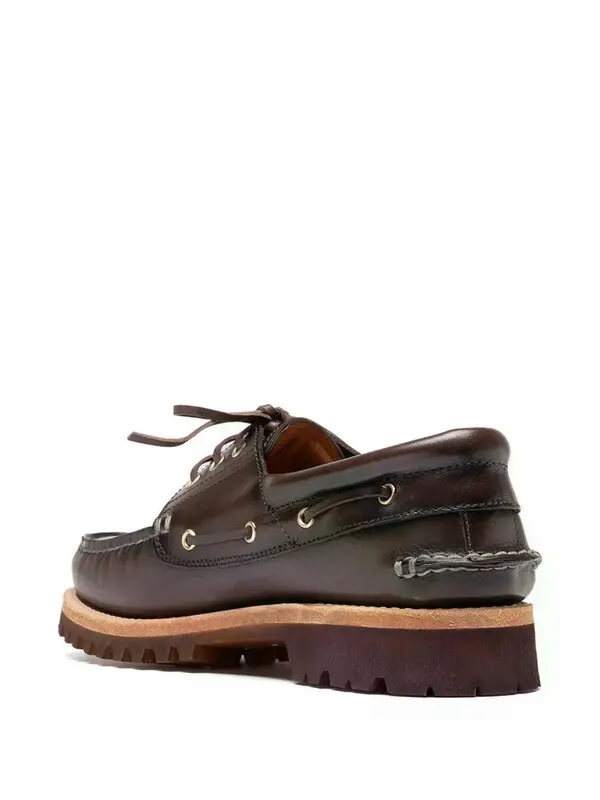 Officine Creative Heritage Flexi 001 Leather Boat Shoes