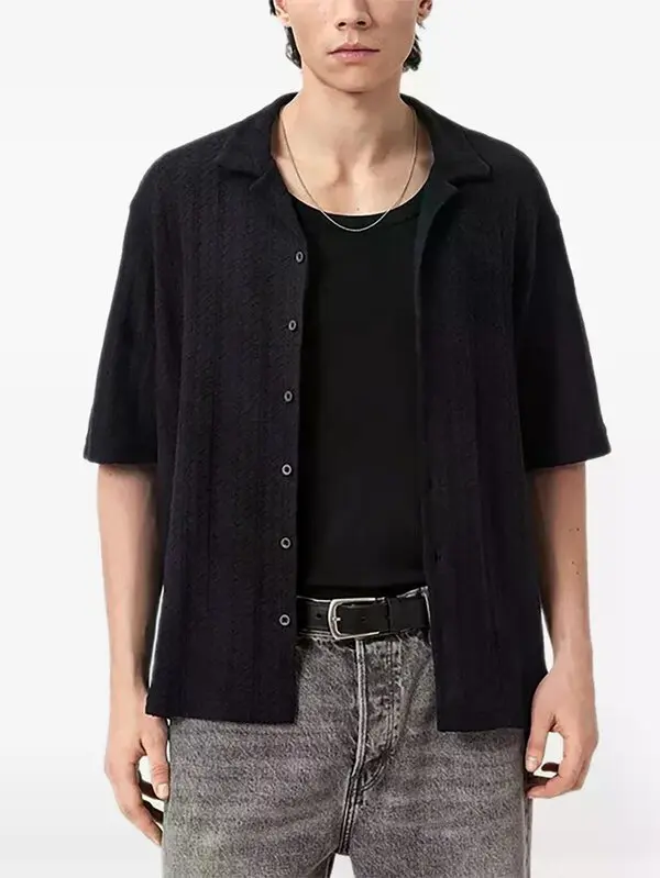 ALLSAINTS Short-sleeve Textured Shirt