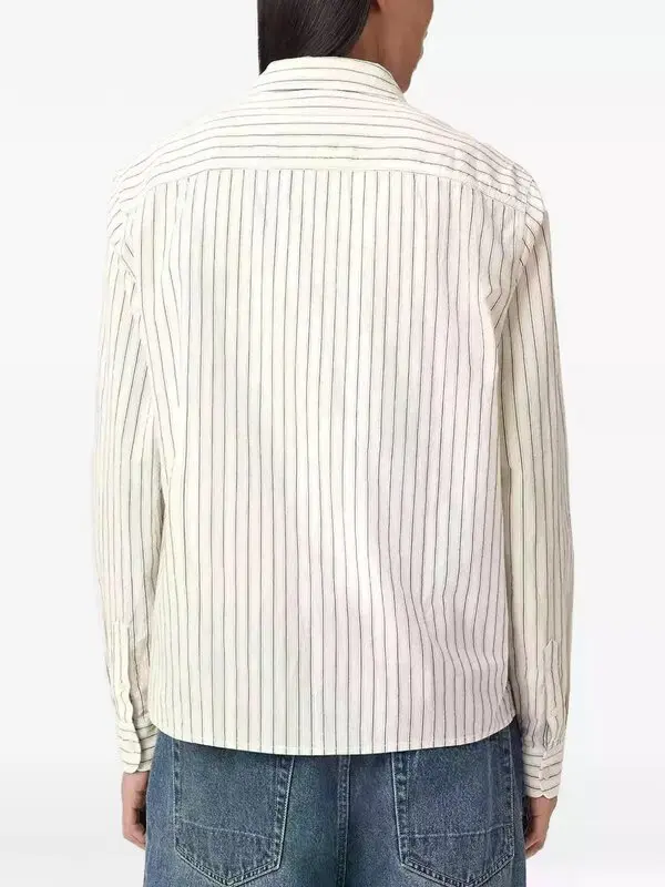 ALLSAINTS Samuel Striped-logo Shirt