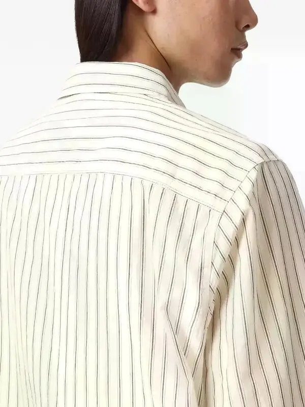 ALLSAINTS Samuel Striped-logo Shirt