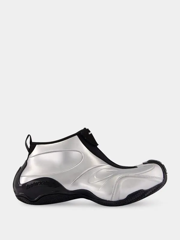 Balenciaga Basketball Sneakers - Silver
