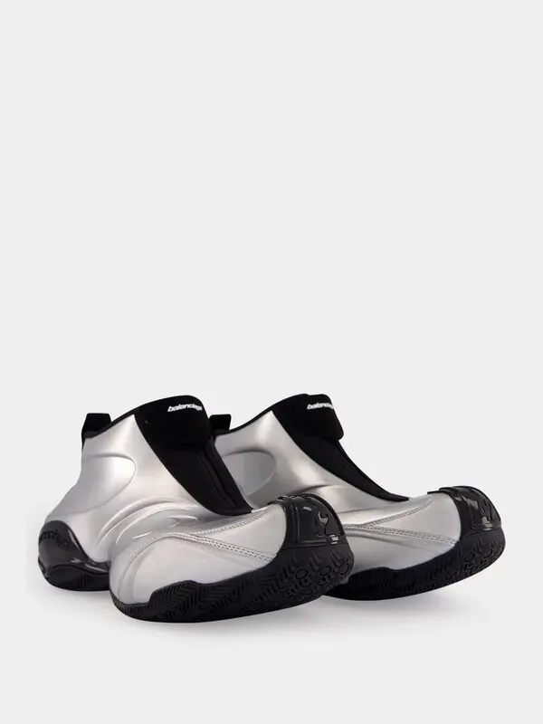Balenciaga Basketball Sneakers - Silver