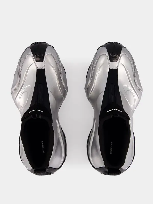 Balenciaga Basketball Sneakers - Silver