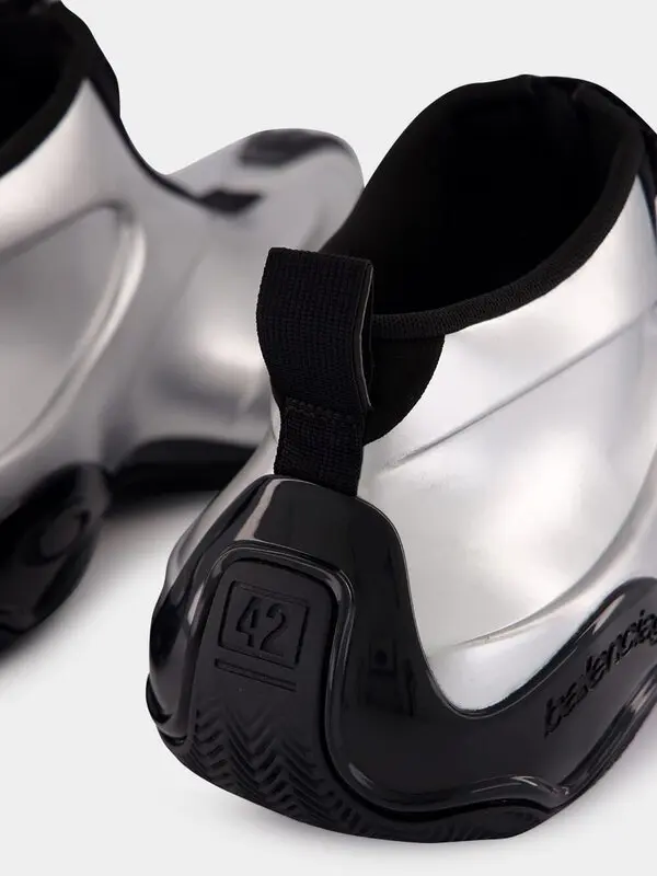Balenciaga Basketball Sneakers - Silver