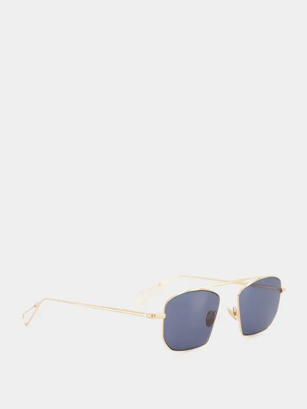 AHLEM Peony Gold And New York Sunglasses