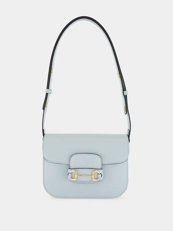 Gucci Horsebit 1955 Small Shoulder Bag - Blue