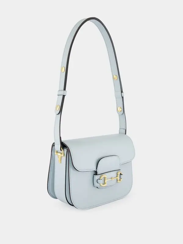 Gucci Horsebit 1955 Small Shoulder Bag - Blue
