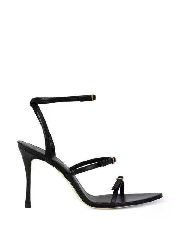 POTAMY Buckle Strap Sandals - Black