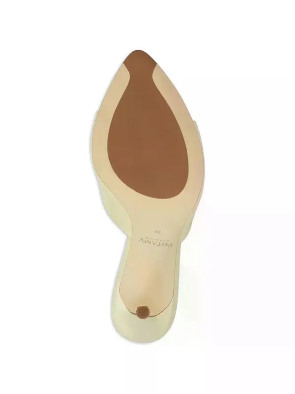 POTAMY Pointed Leather Mules