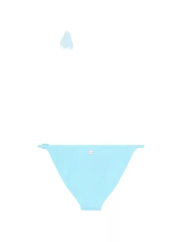 COURREGES Buckle-detail Bikini Set - Blue