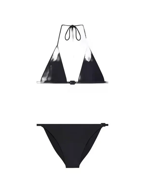 COURREGES Buckle-detail Bikini - Black