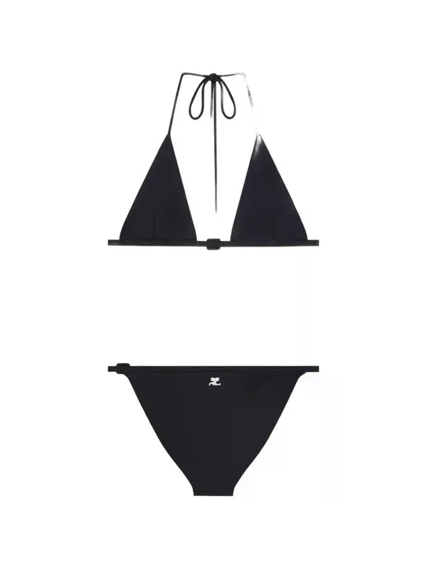 COURREGES Buckle-detail Bikini - Black