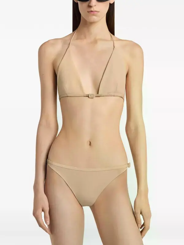 COURREGES Buckle-detail Triangle Bikini