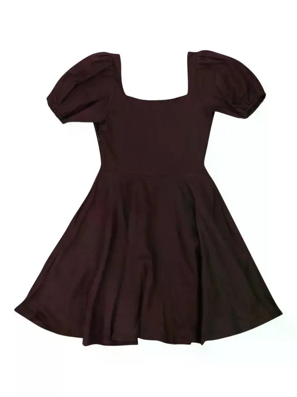 Callipygian Puff-sleeve Mini Dress