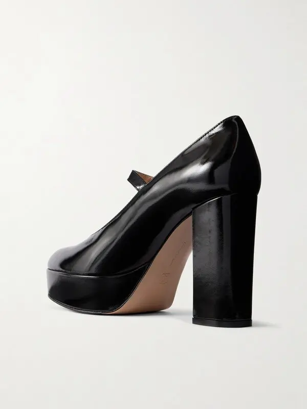 GIANVITO ROSSI 70 Patent-leather Mary Jane Pumps