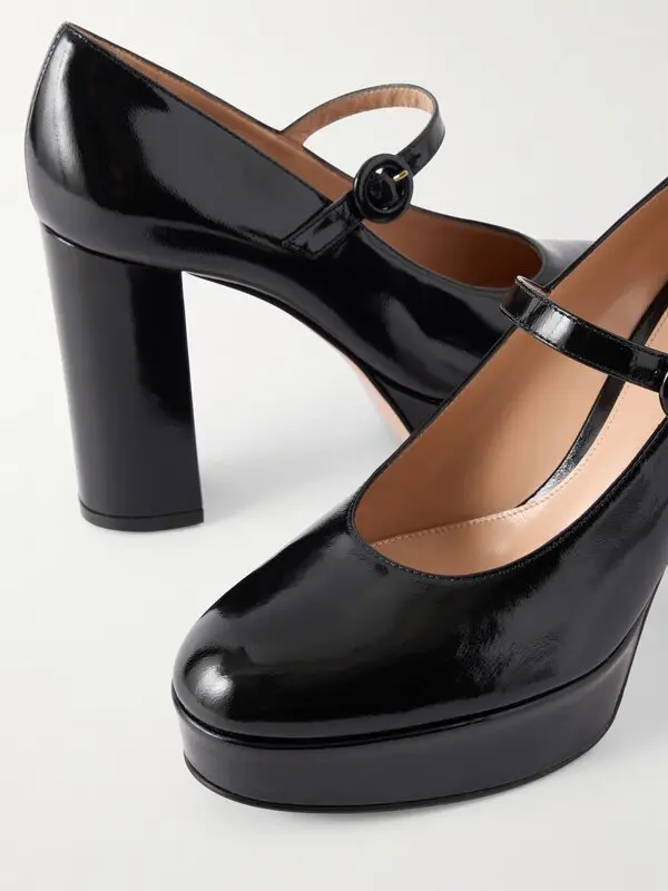 GIANVITO ROSSI 70 Patent-leather Mary Jane Pumps