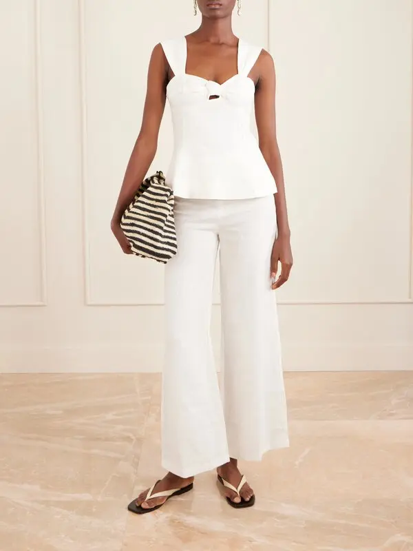Faithfull The Brand Pallida Linen Top