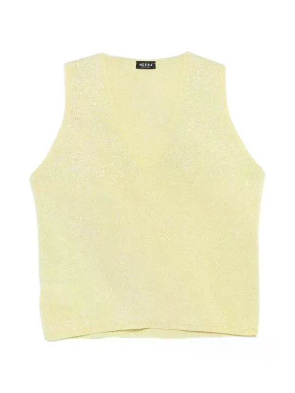 NEERA V-neck Sleeveless Vest
