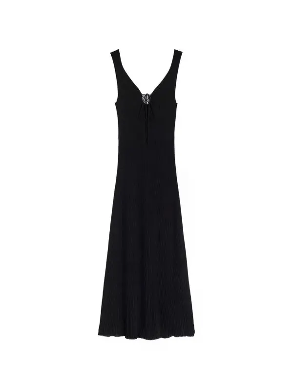 MARGHERITA MACCAPANI Tie-up Midi Dress
