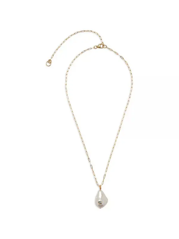 LIZZIE FORTUNATO Oasis Pearl-pendant Necklace - Gold