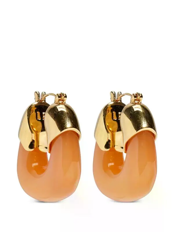 LIZZIE FORTUNATO Organic Hoop Earrings - Gold