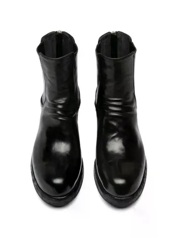 Officine Creative Bulla Dd Zip Leather Chelsea Boots