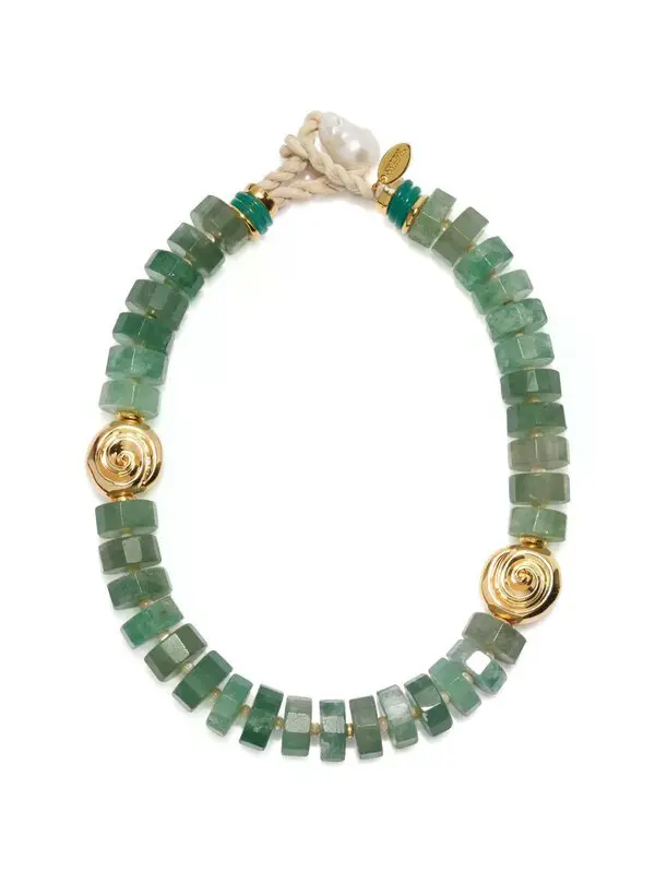 LIZZIE FORTUNATO Nautilus Necklace - Gold