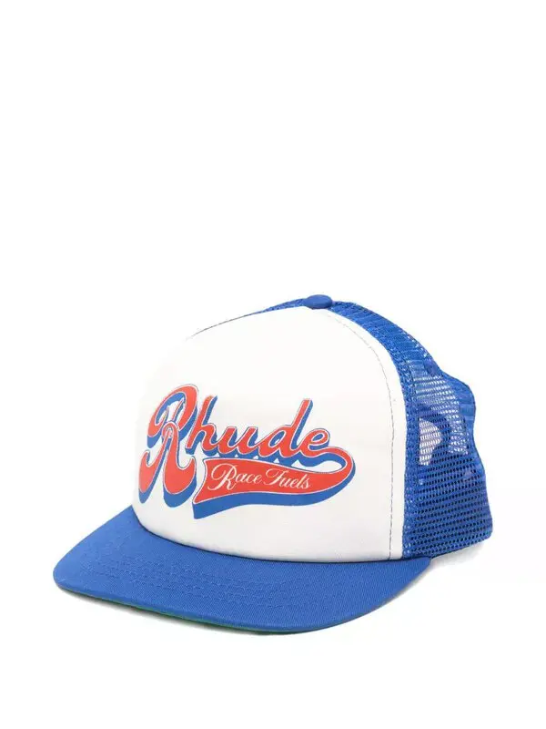Rhude Logo Trucker Cap - Blue